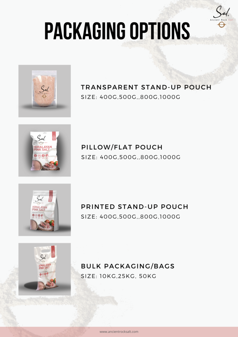 Our Packaging – Ancient Rock Salt
